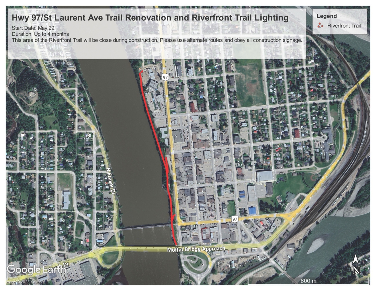 Trail upgrades coming to the Riverfront Trail | City of Quesnel